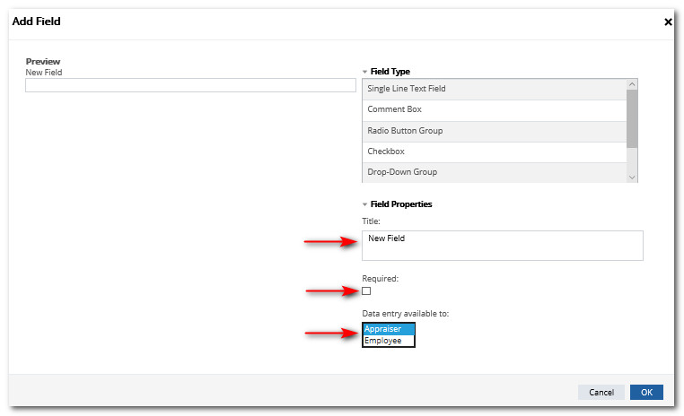 Creating a new Company Form Template - Performance Pro